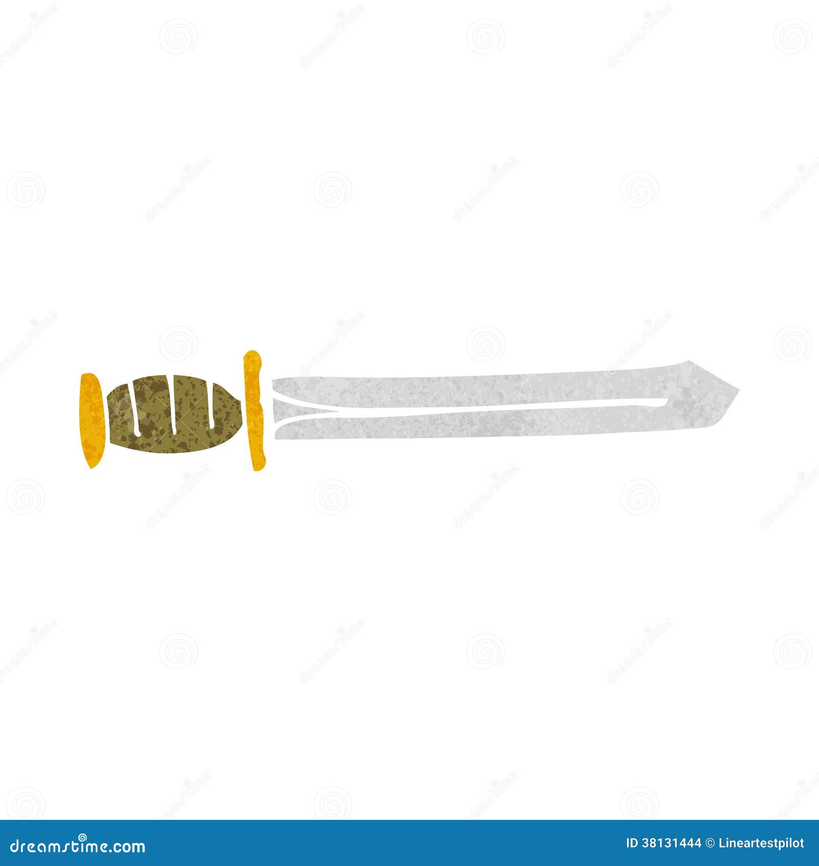 Cartoon sword stock illustration. Illustration of doodle - 38131444