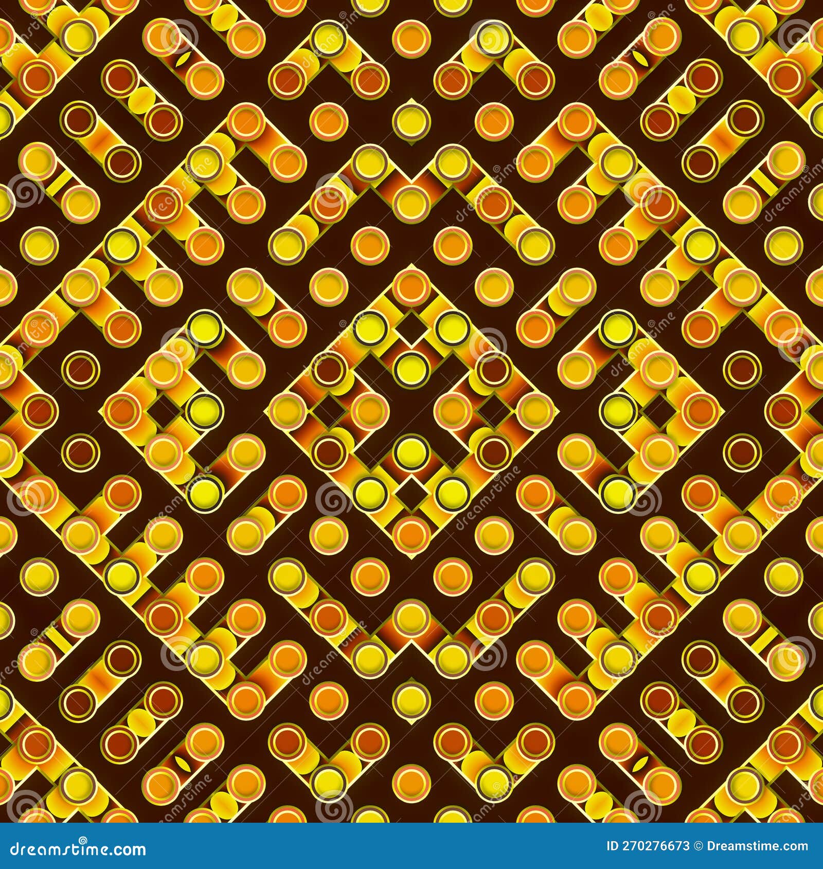 Cartoon Symmetrical Geometric Pattern with Trendy Gradient. Modern ...