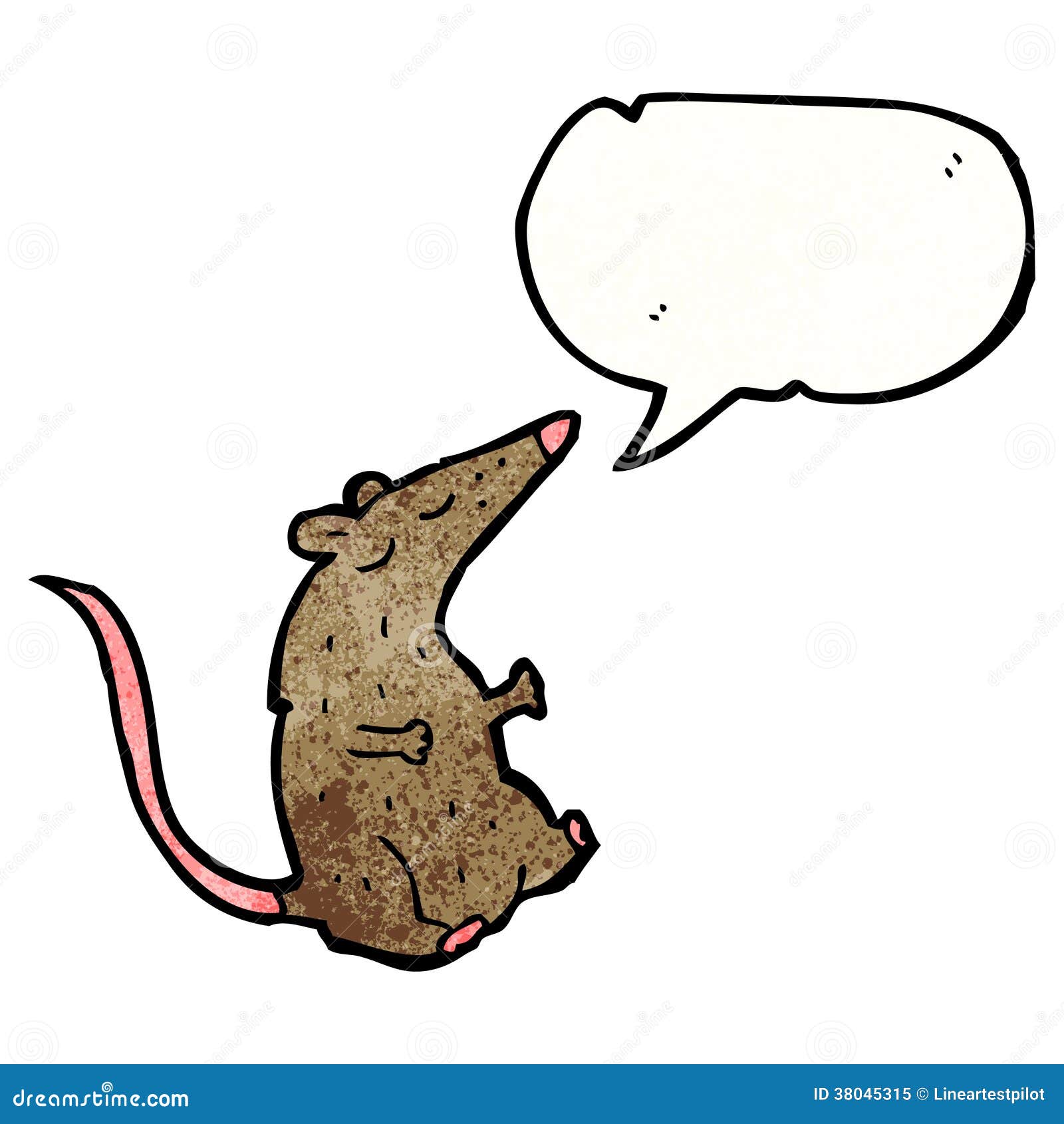 Cartoon talking mouse stock vector. Illustration of mouse - 38045315