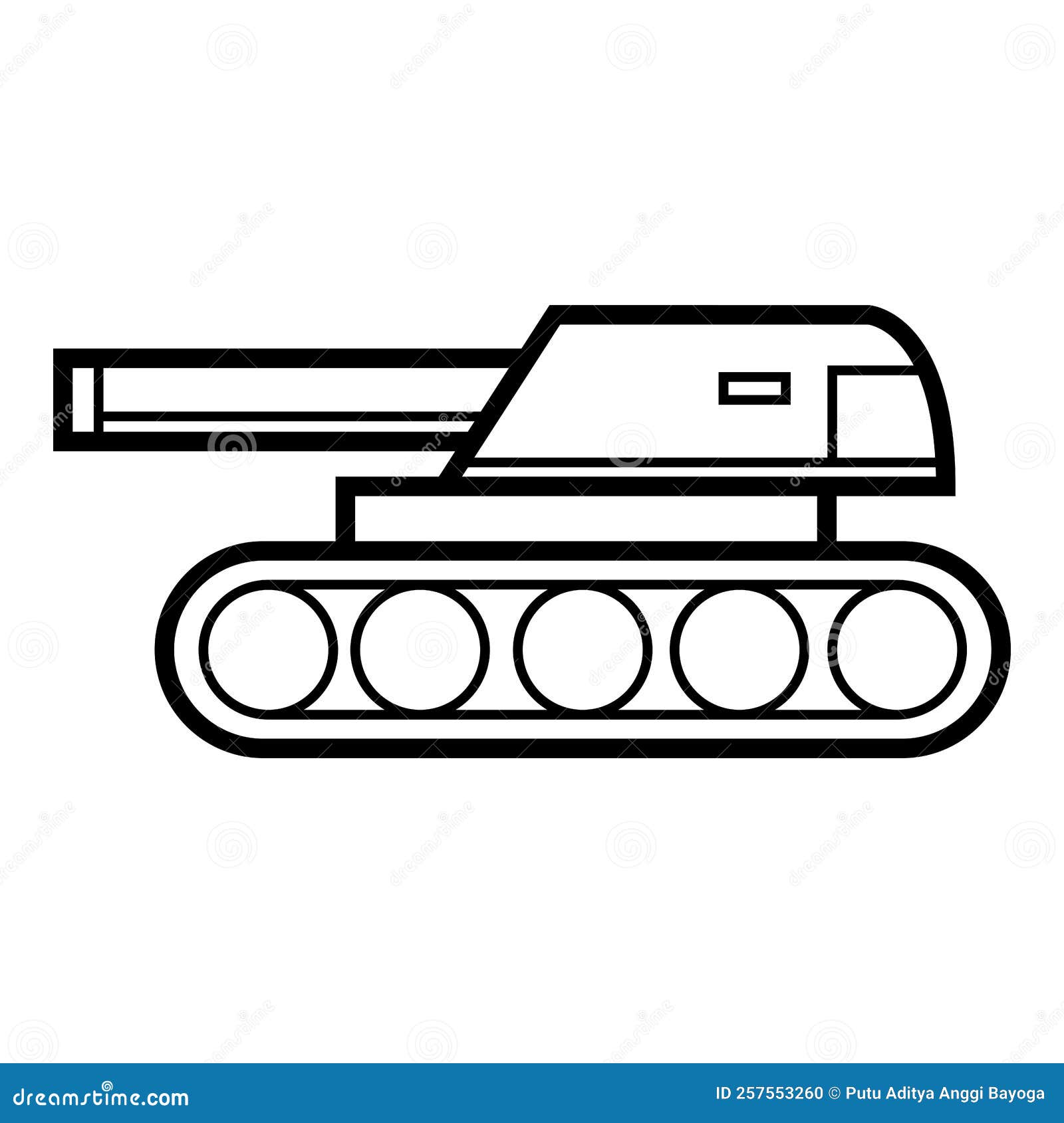 Cartoon tank stock vector. Illustration of tank, logo - 257553260
