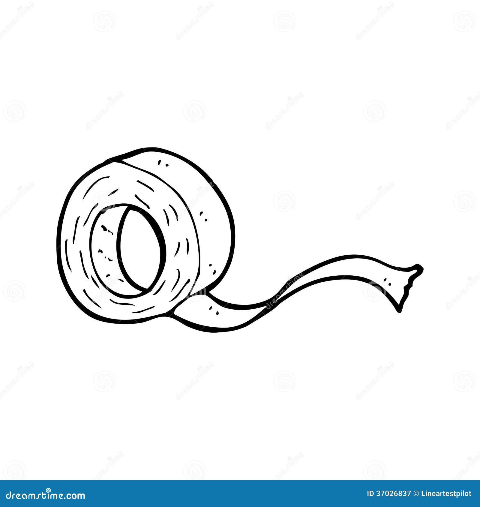 Cartoon tape stock illustration. Illustration of quirky - 37026837