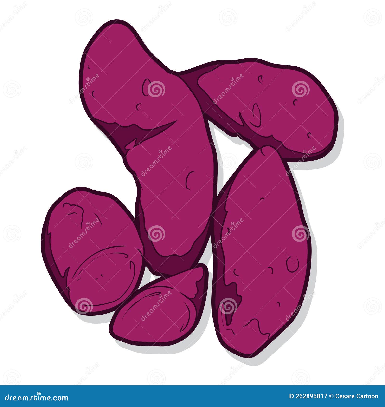 Cartoon taro stock vector. Illustration of cartoon, logo - 262895817