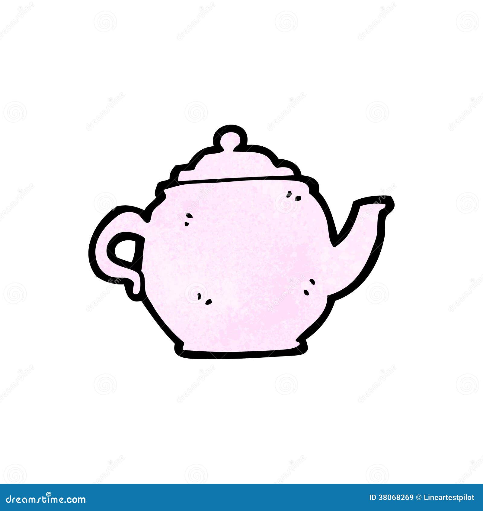 Cartoon tea pot stock vector. Illustration of cartoon - 38068269