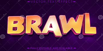 Cartoon Text Effect, Editable Brawl and Comic Customizable Font Style ...