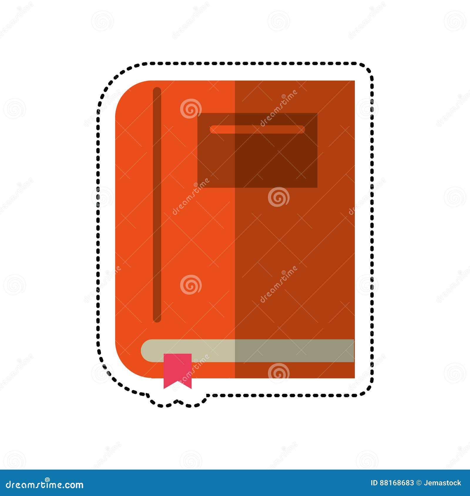 Cartoon Textbook School Learn Image Stock Illustration - Illustration ...