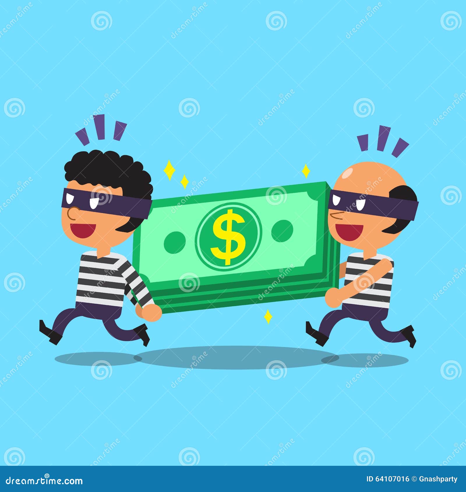 People Stealing Things Cartoon