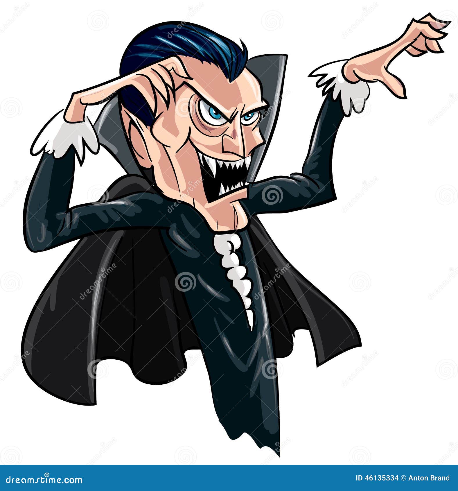 Cartoon Threatening Vampire Stock Photography | CartoonDealer.com #46135334