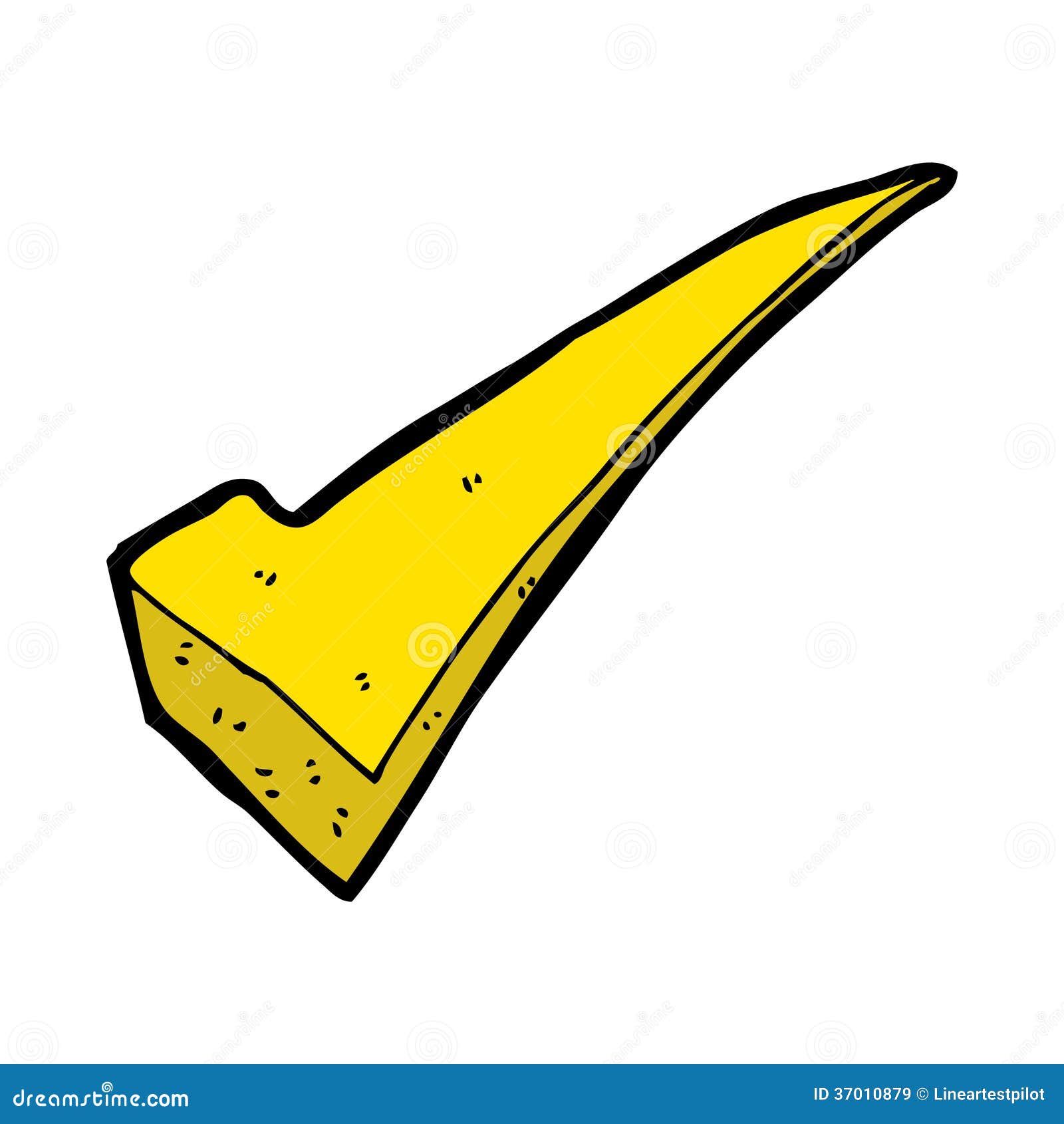 Cartoon tick symbol stock illustration. Illustration of design - 37010879