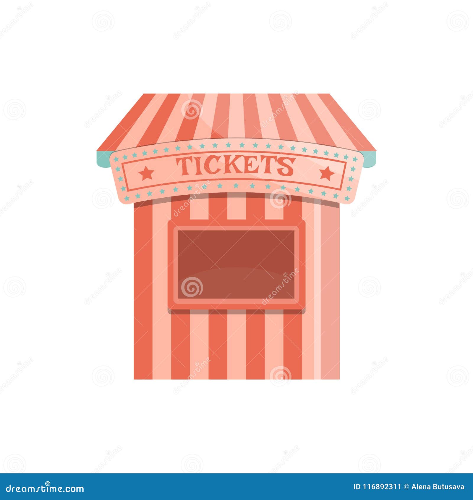 Ticket office stock illustration. Illustration of outdoor - 116892311