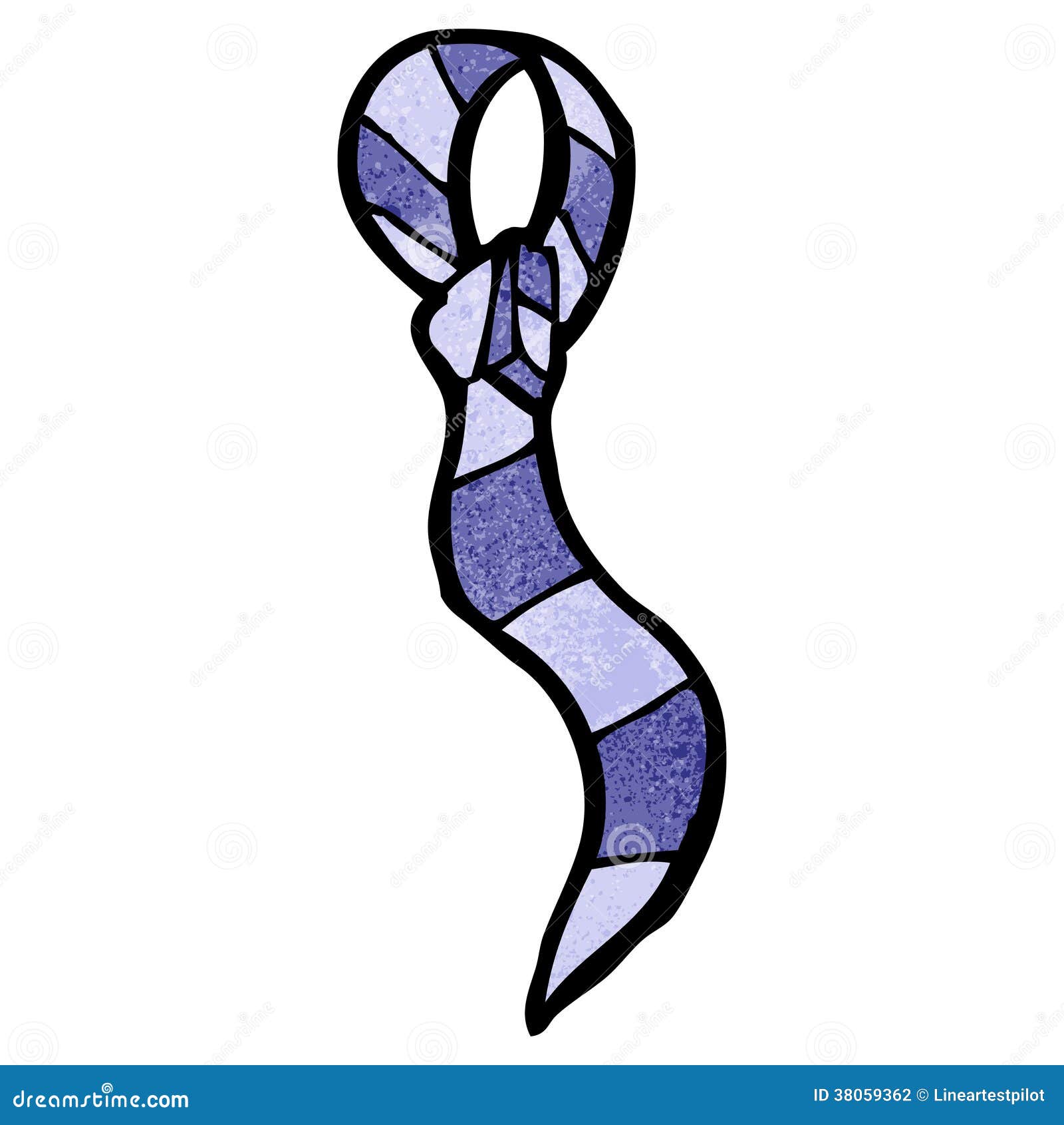 Cartoon tie stock vector. Illustration of cartoon, silly - 38059362