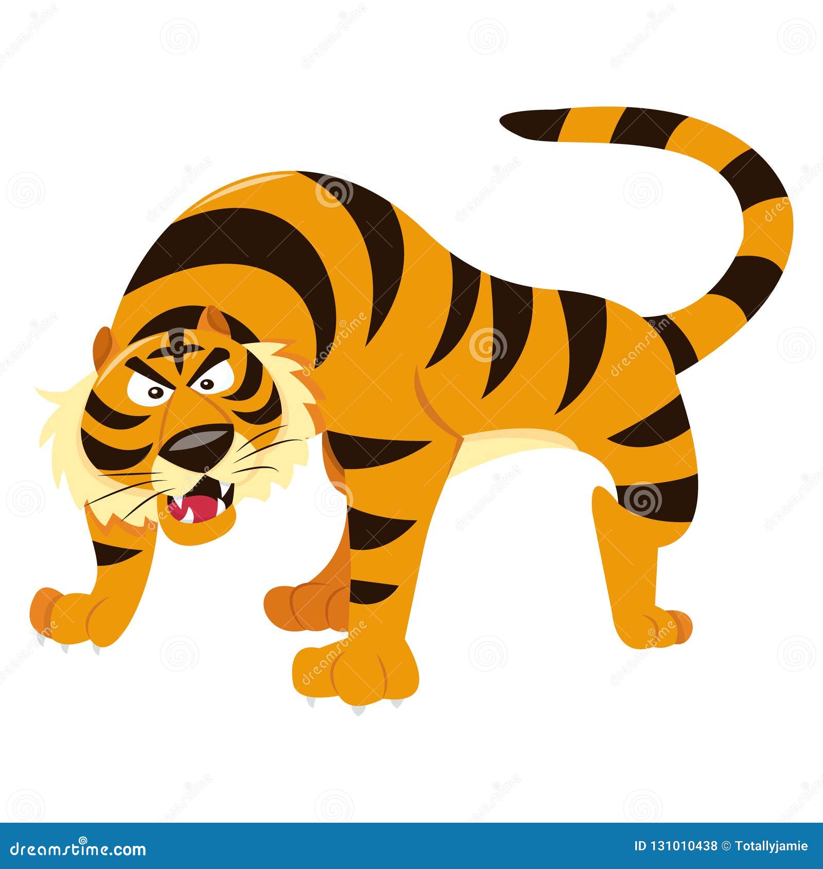 Cartoon Menacing Tree With Eyes In The Green Foliage | CartoonDealer ...