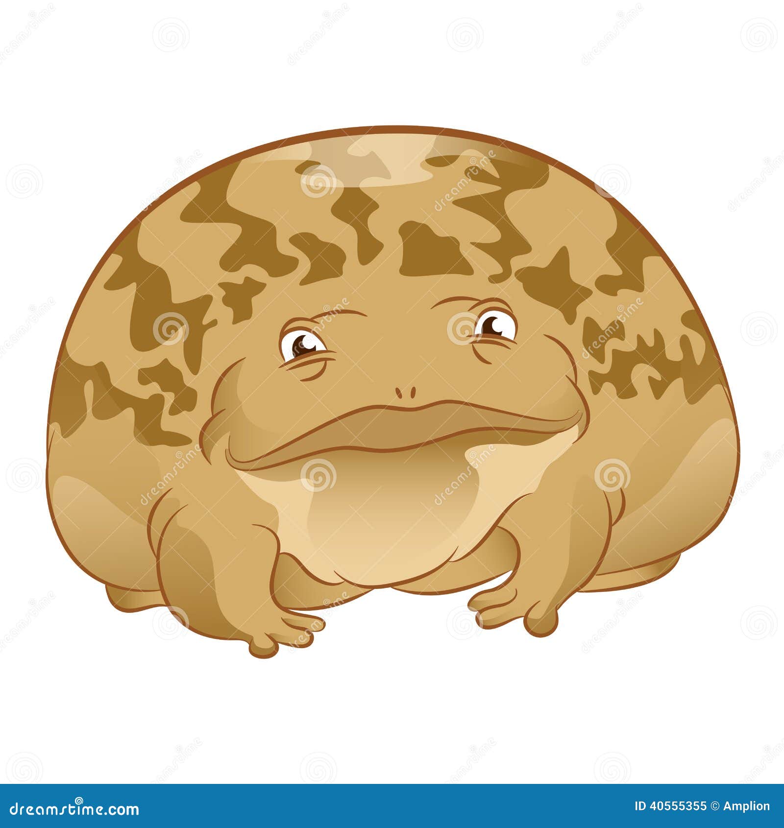 Cartoon Toad stock vector. Illustration of jumping, characters - 40555355