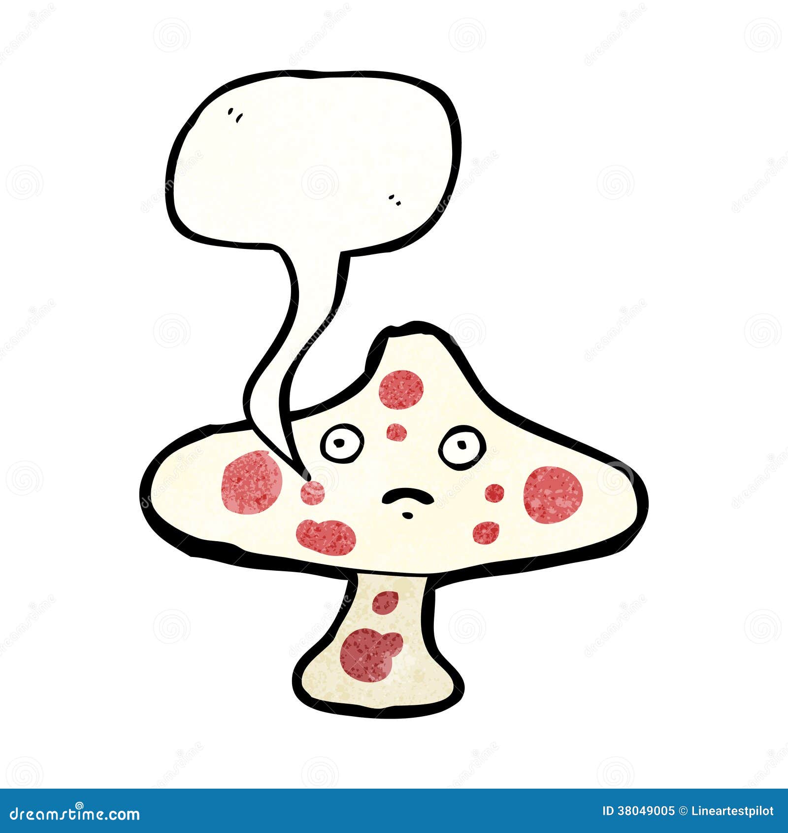 Cartoon toadstool stock illustration. Illustration of cartoon - 38049005