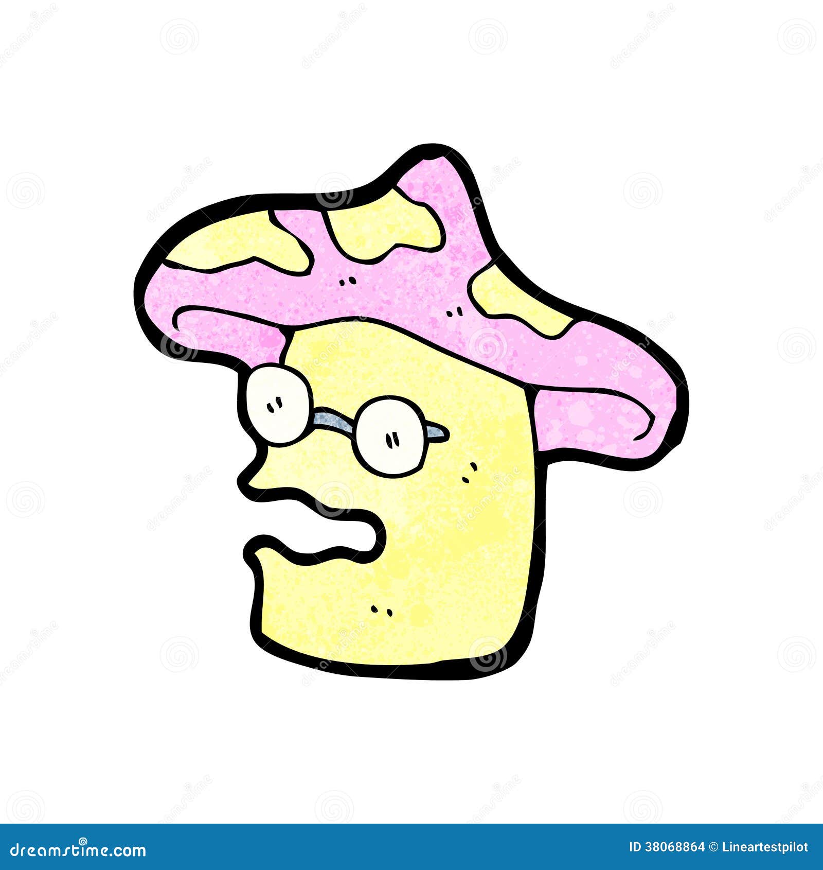 Cartoon toadstool stock vector. Illustration of toadstool - 38068864