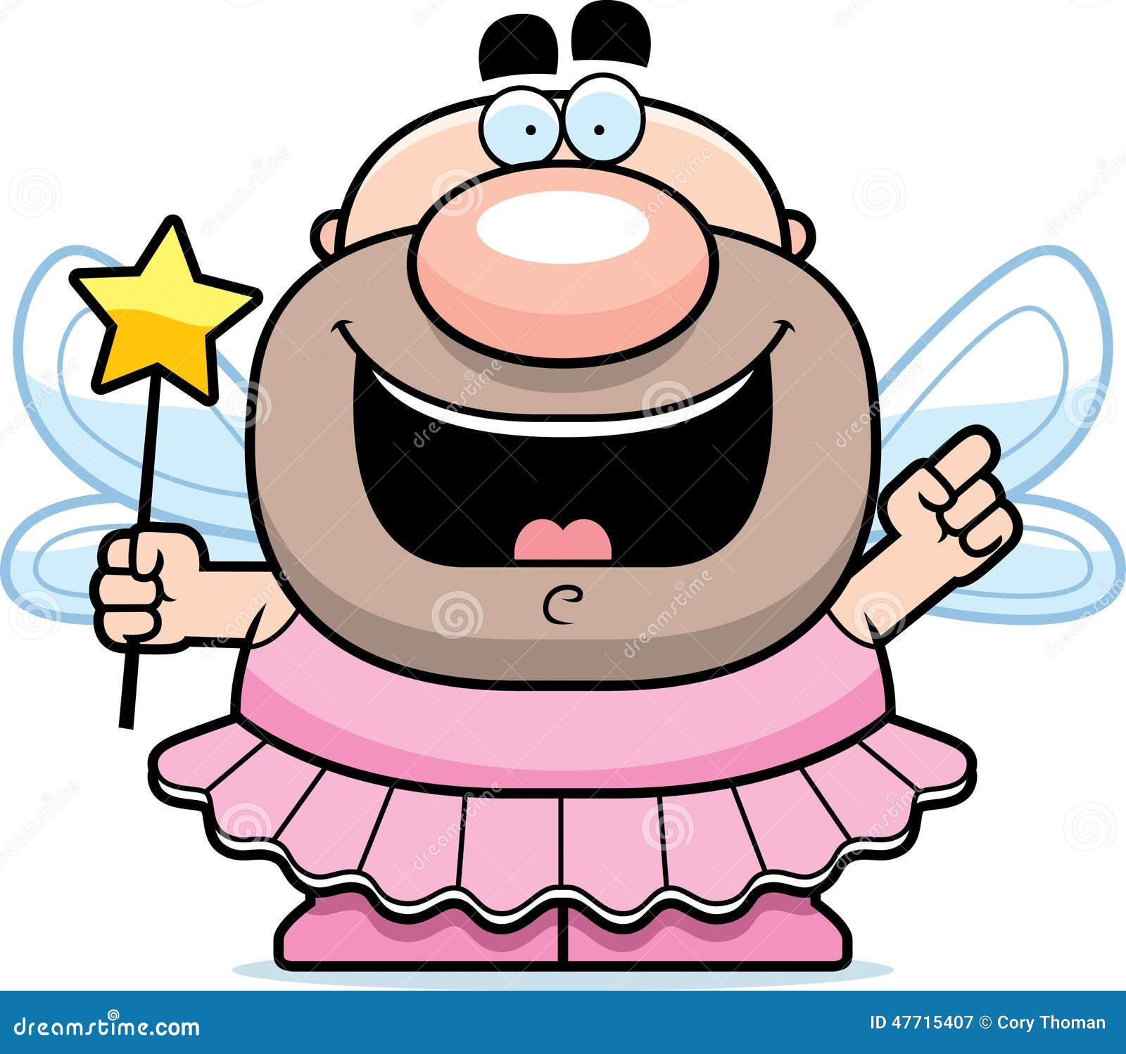 Cartoon Tooth Fairy Idea stock vector. Illustration of vector - 47715407