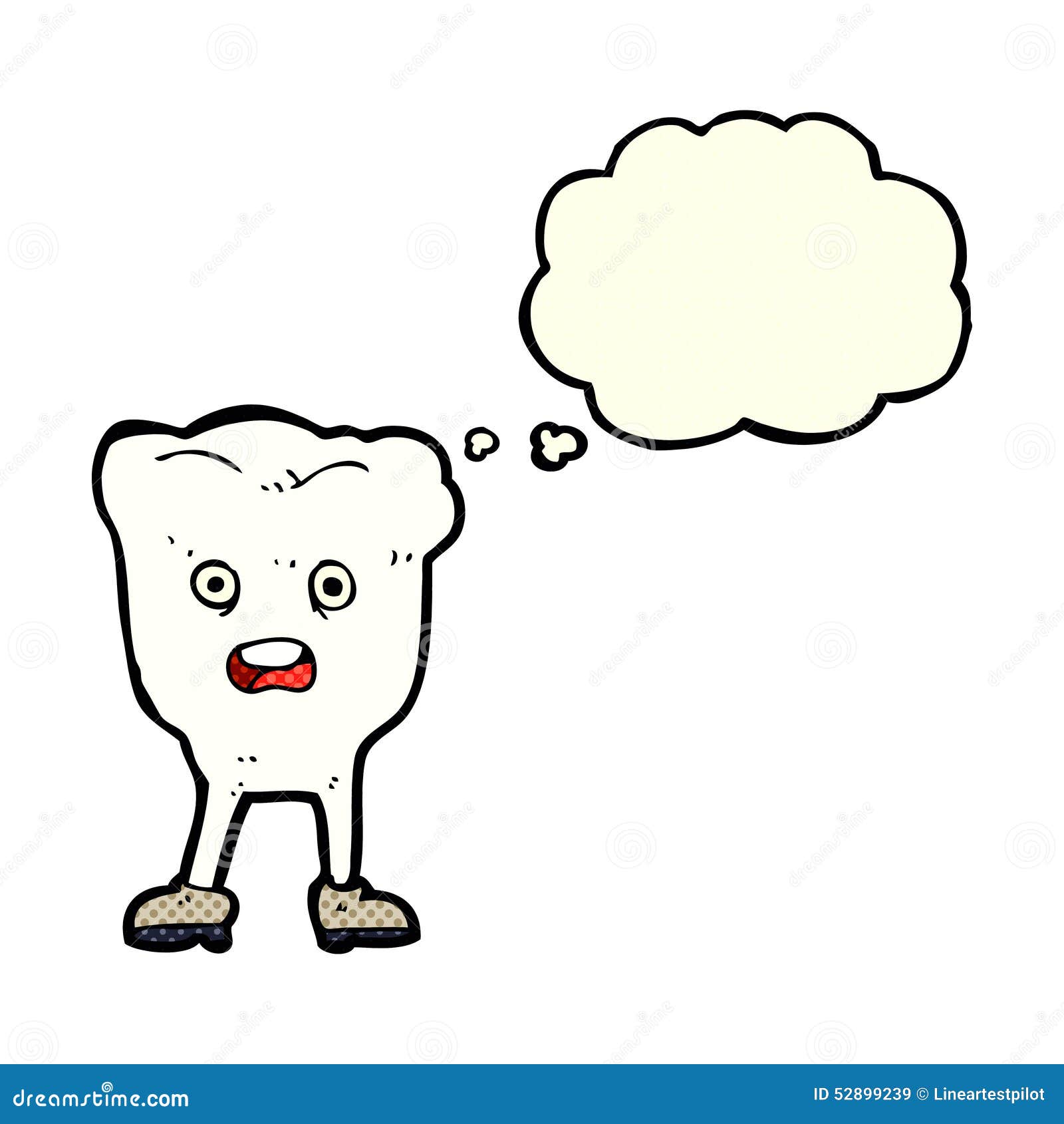 Tooth Afraid Dental Probe Royalty-Free Stock Image | CartoonDealer.com ...