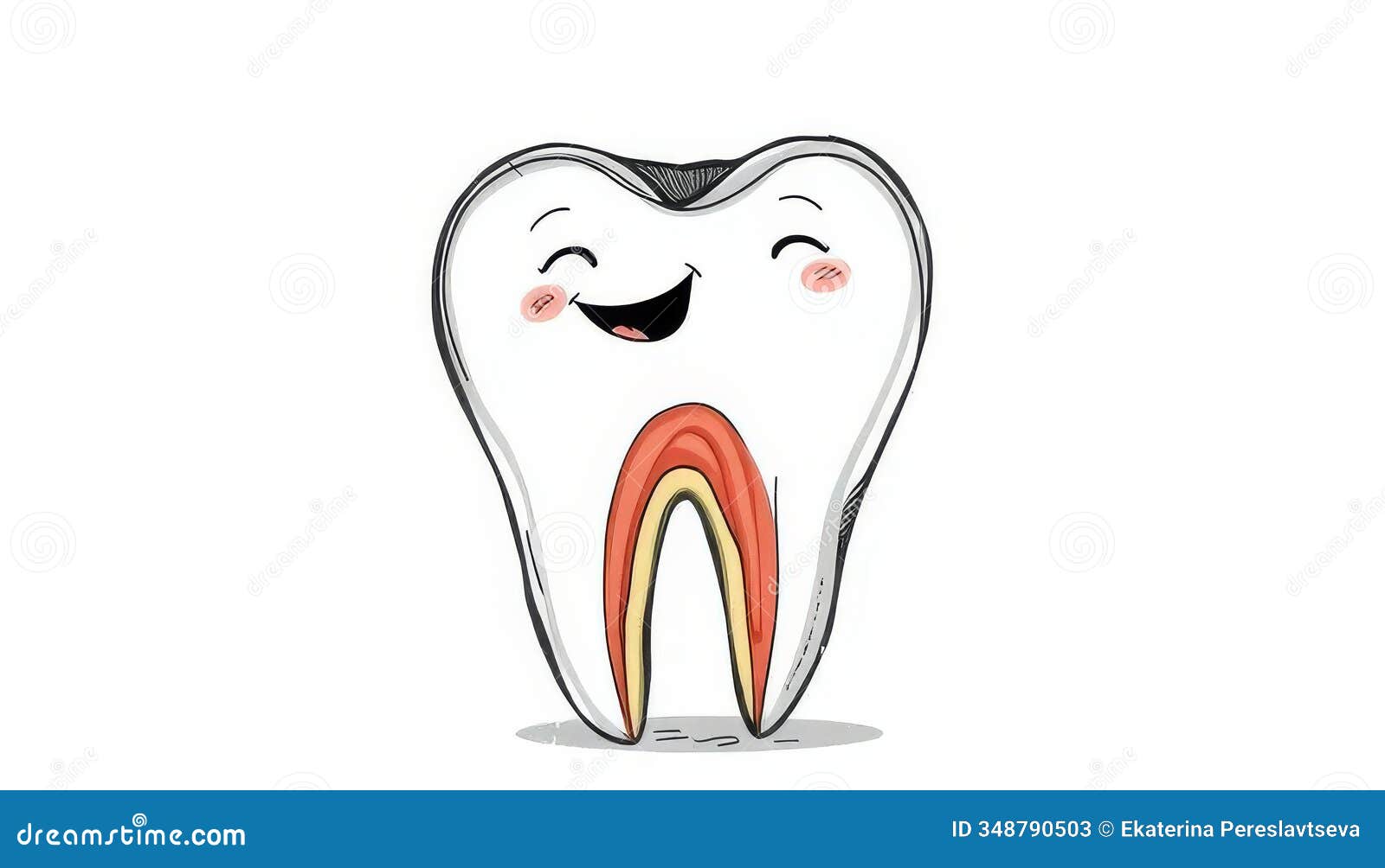 Smile With Missing Tooth Linear Icon Cartoon Vector | CartoonDealer.com ...