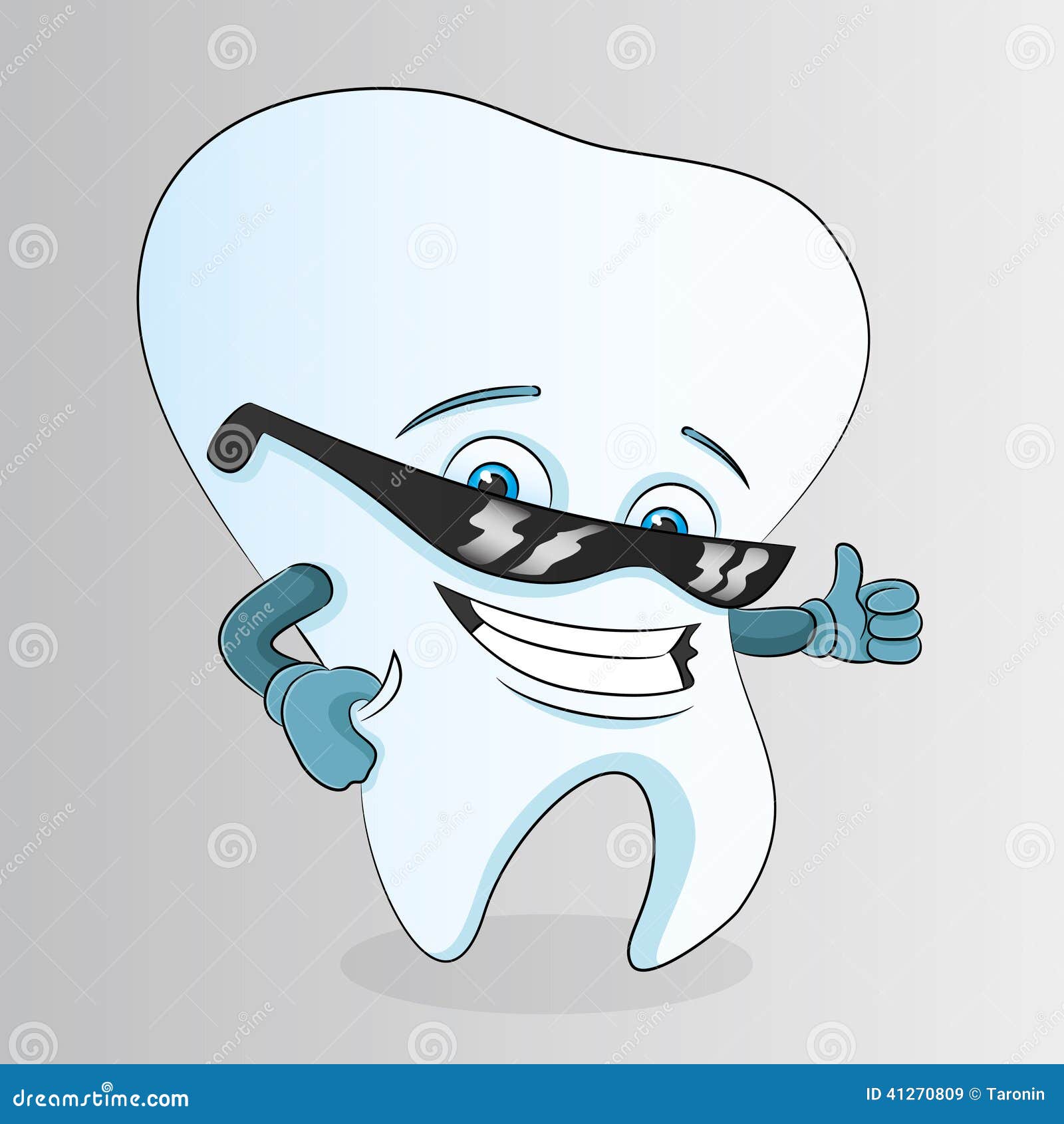 Cartoon tooth. stock vector. Illustration of molar, healthy - 41270809