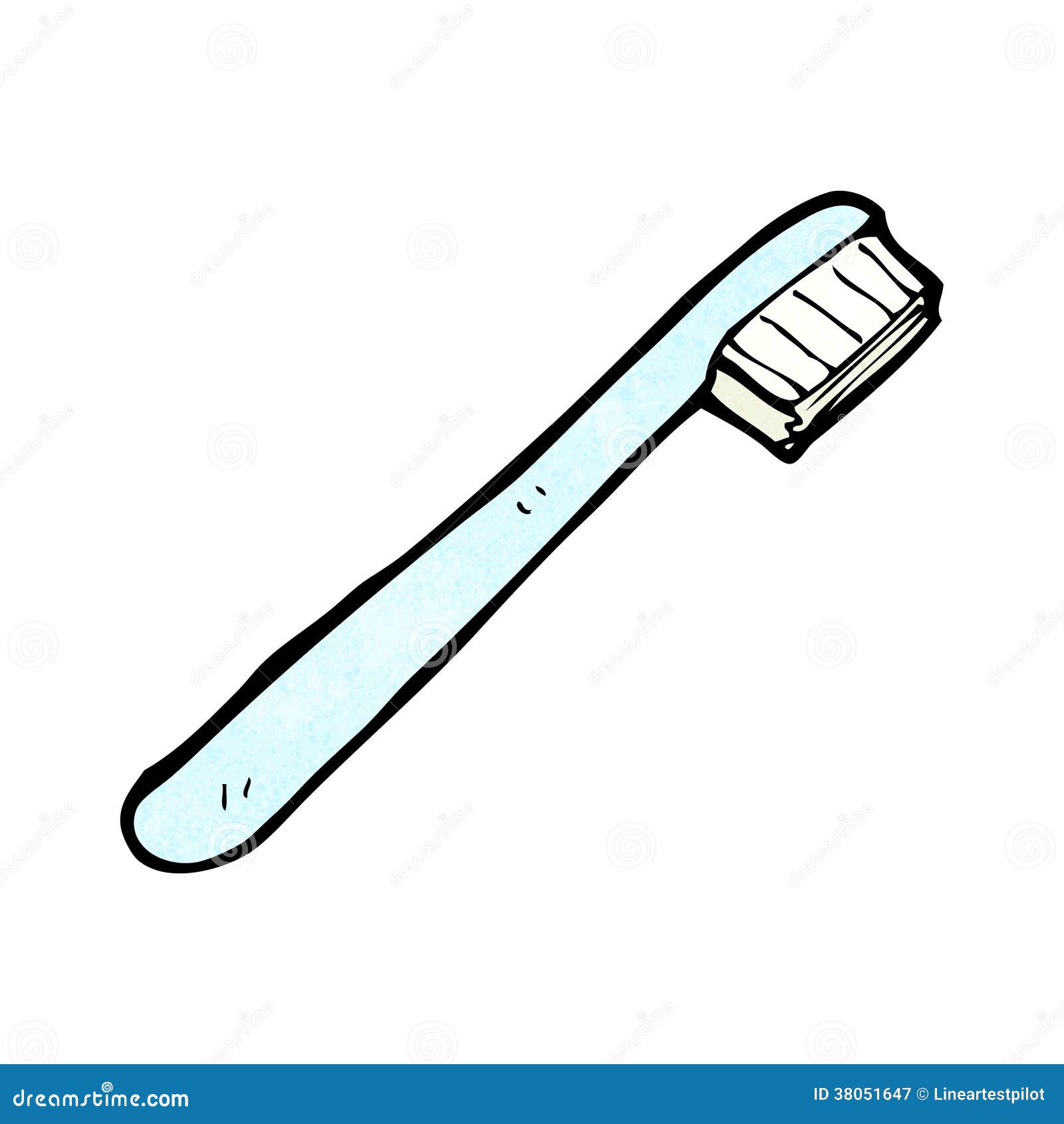 Cartoon toothbrush stock vector. Illustration of happy - 38051647