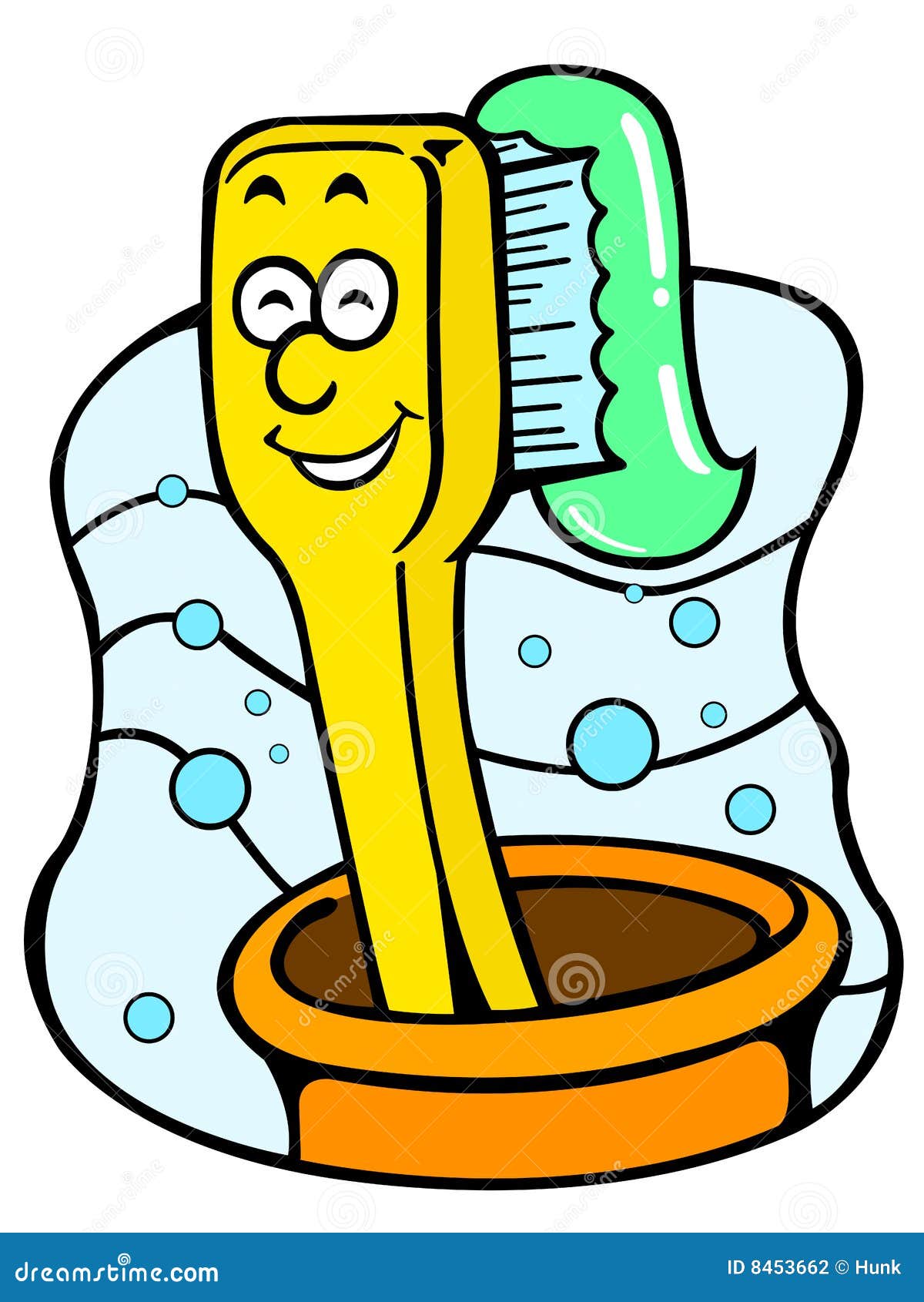 Cartoon Toothbrush Stock Photography - Image: 8453662