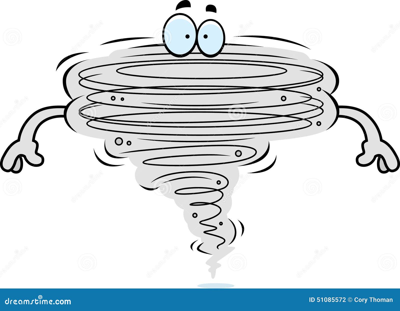 Cartoon Tornado stock vector. Illustration of clip, devil - 51085572