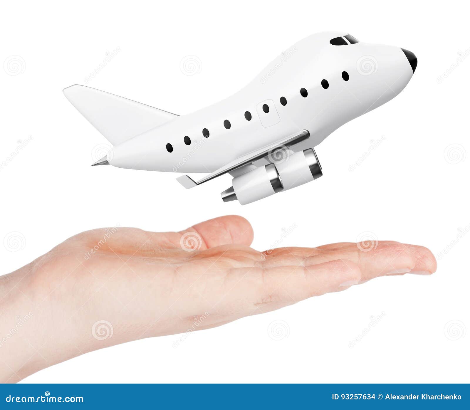 Jetliner Hand Drawn Realistic Doodle Sketch Tracing Vector Llustration ...