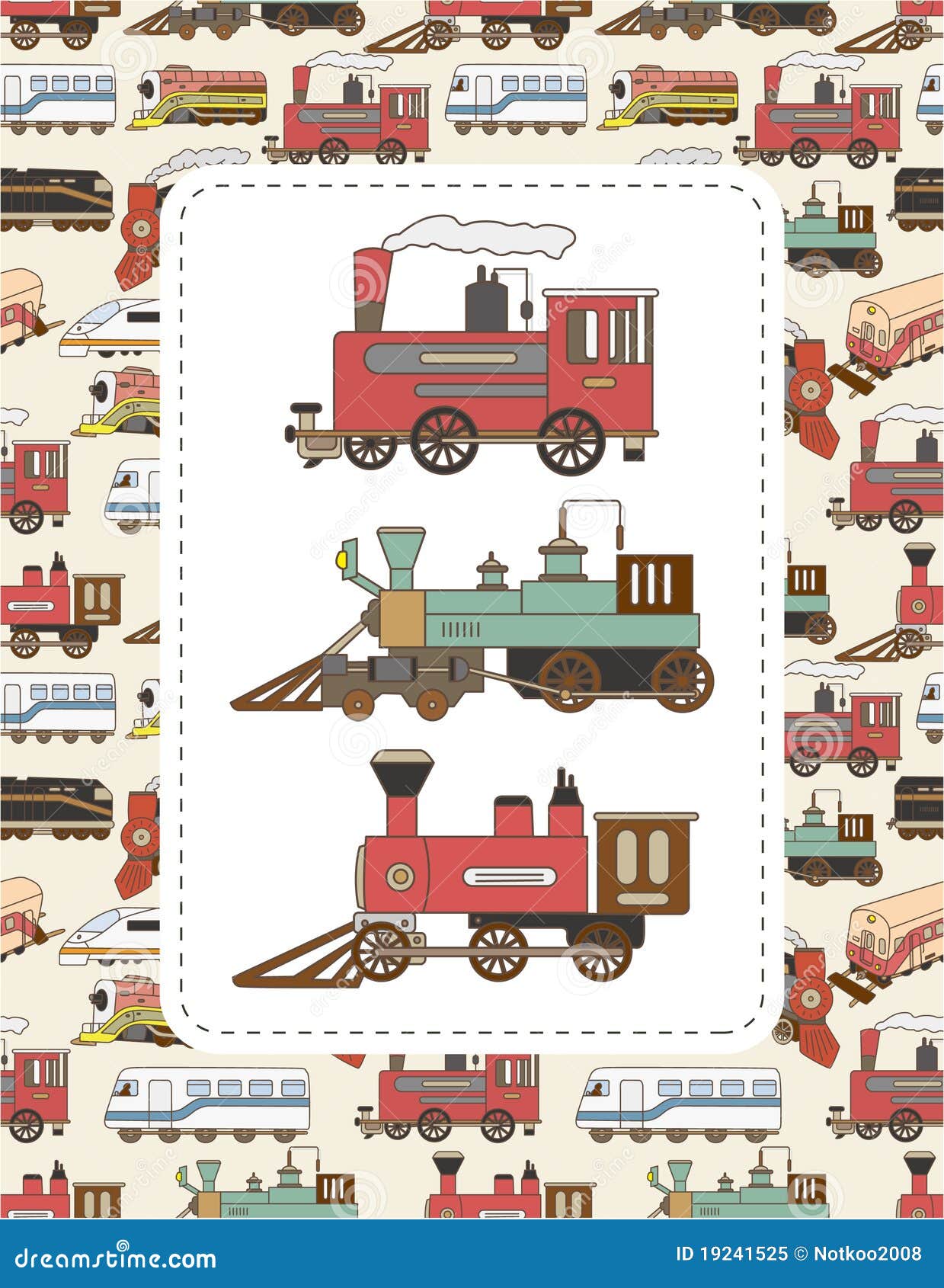 Cartoon Train Inside Interior And Window View. Vector | CartoonDealer ...