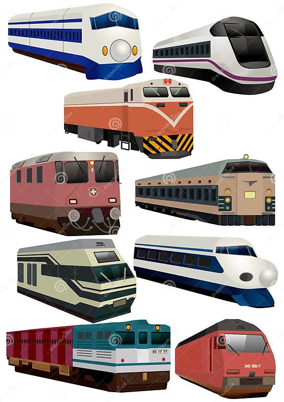 Cartoon train icon stock vector. Illustration of icon - 18229954