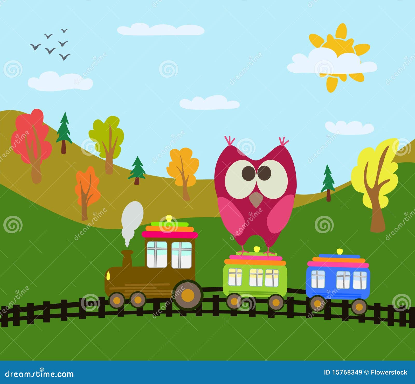 Cartoon Owl Train Stock Illustrations – 59 Cartoon Owl Train Stock ...