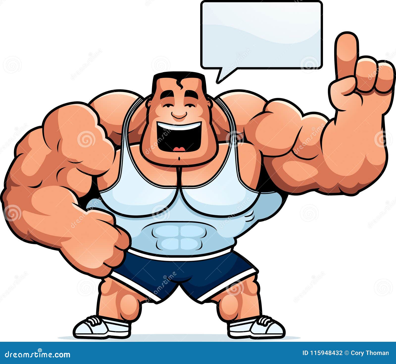 Cartoon Trainer Talking stock vector. Illustration of person - 115948432