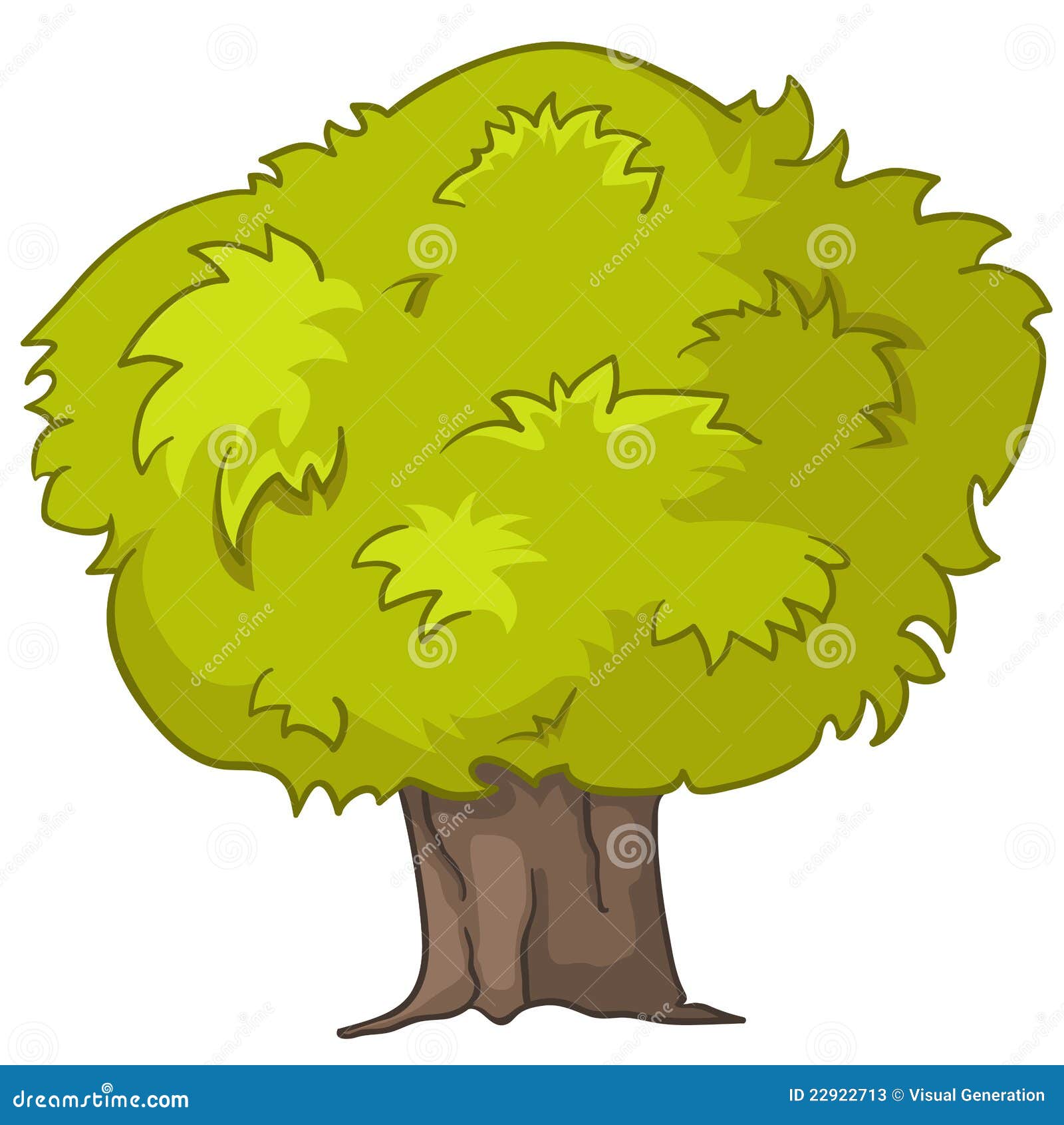 Cartoon Tree stock vector. Illustration of collection - 22922713