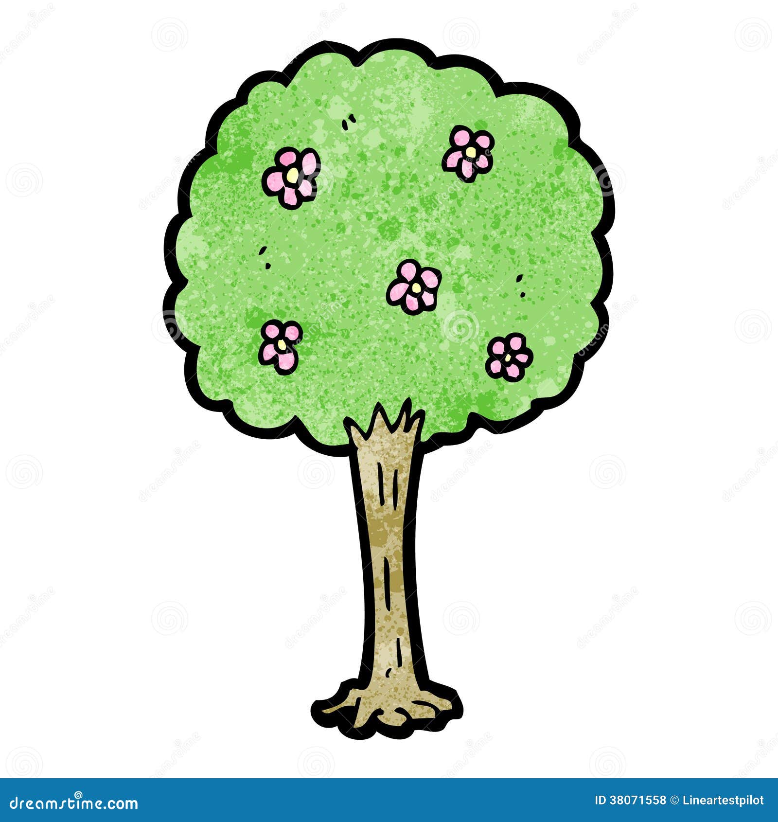 Cartoon Tree Royalty-Free Stock Image | CartoonDealer.com #38071558