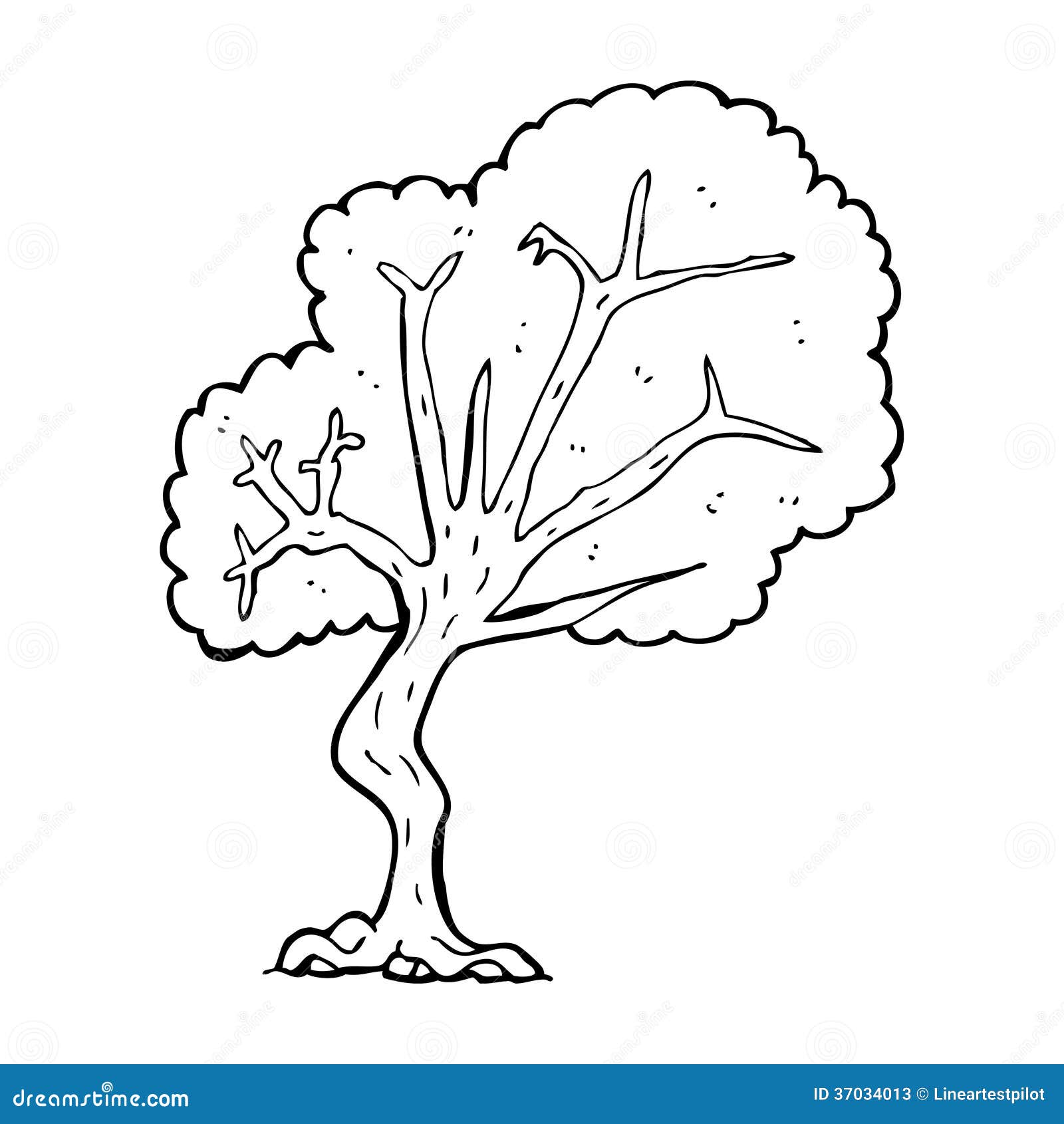 Cartoon tree stock illustration. Illustration of cartoon - 37034013