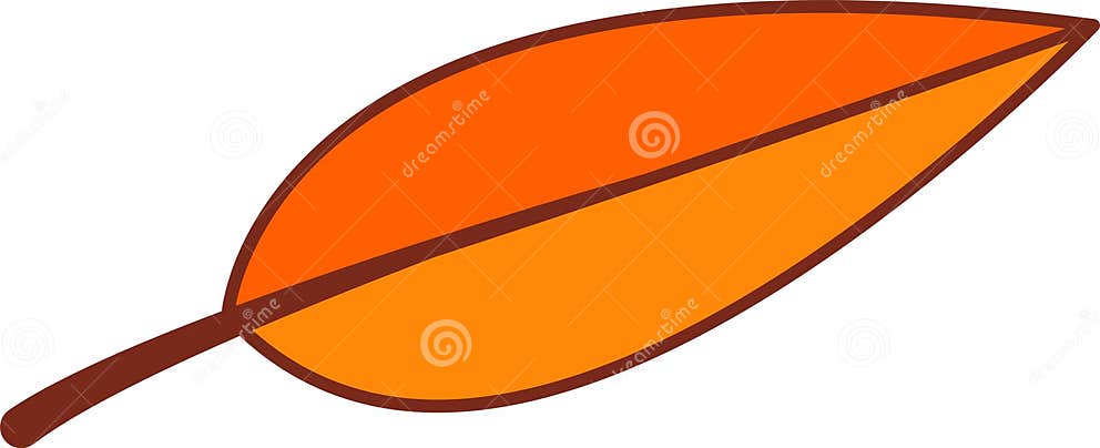 Cartoon Tree Leaf stock vector. Illustration of branch - 285205207