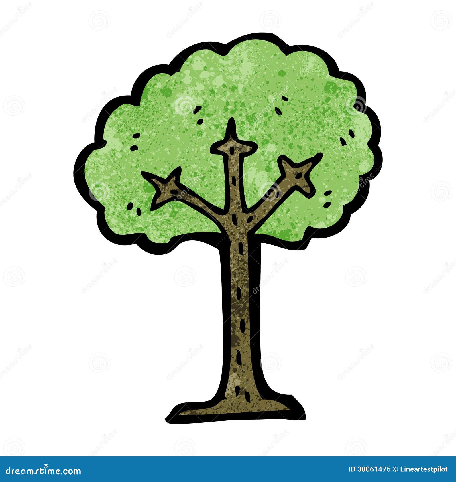 Cartoon tree stock vector. Illustration of character - 38061476
