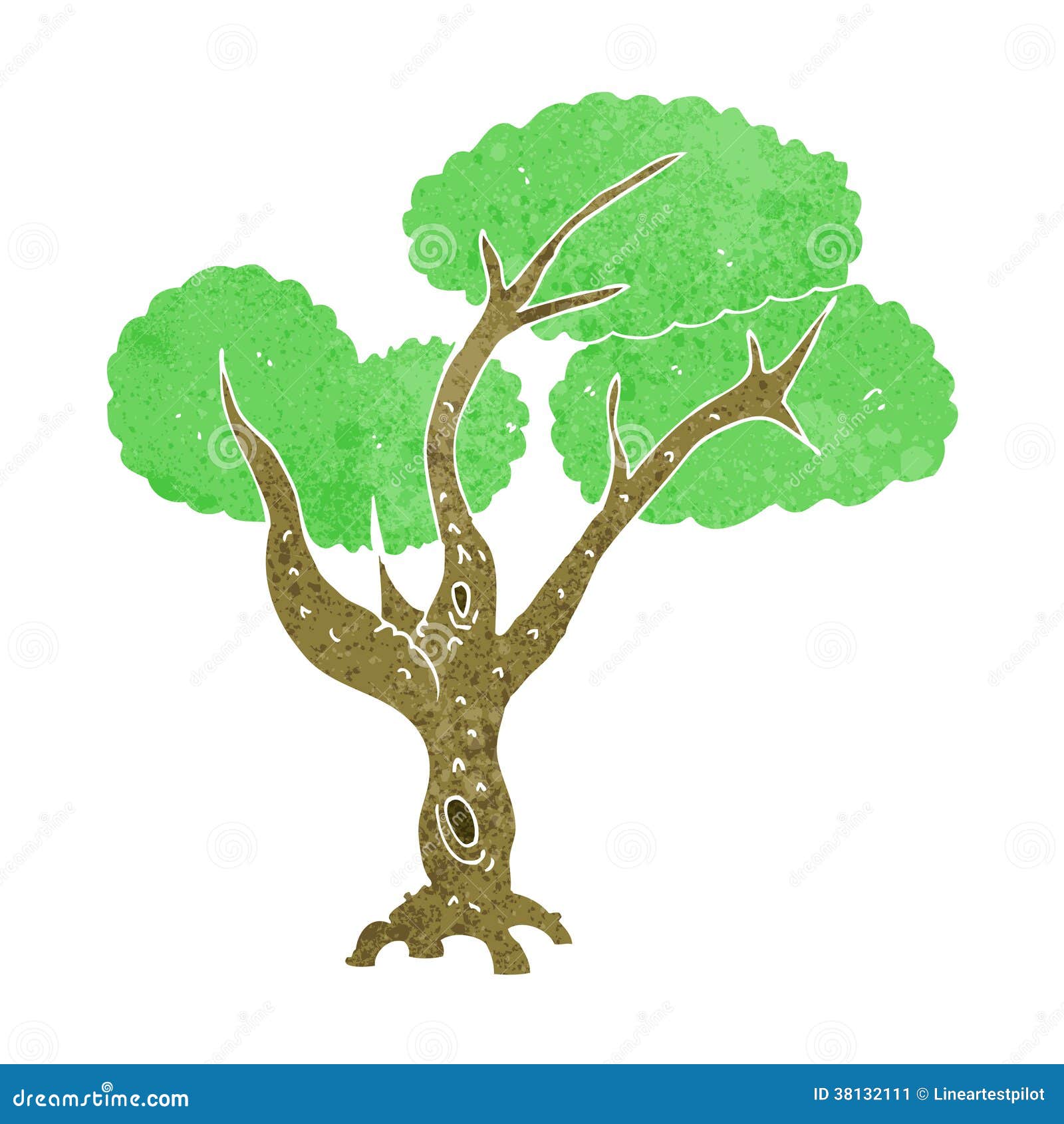 Cartoon tree stock illustration. Illustration of cartoon - 38132111