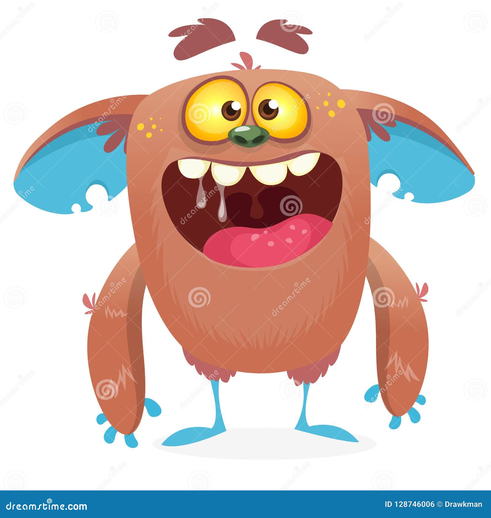 Cartoon Troll Characters Avatars Set Vector Illustration ...