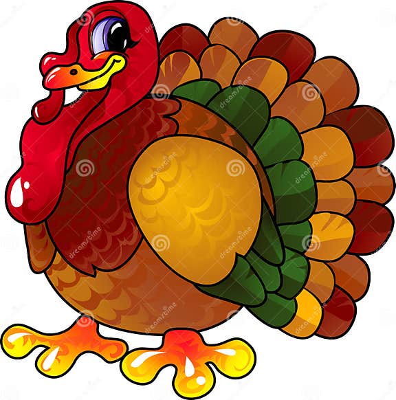 Cartoon turkey stock illustration. Illustration of cartoon - 13440257