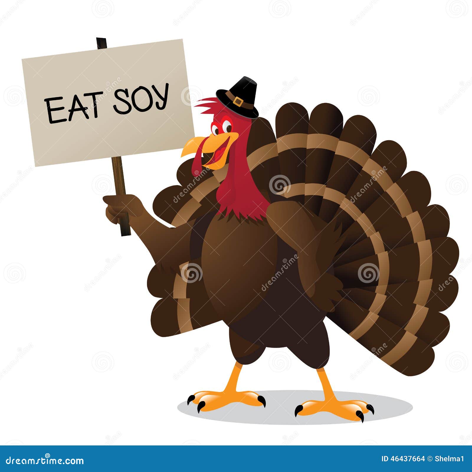 Clipart Turkey Eat Ham