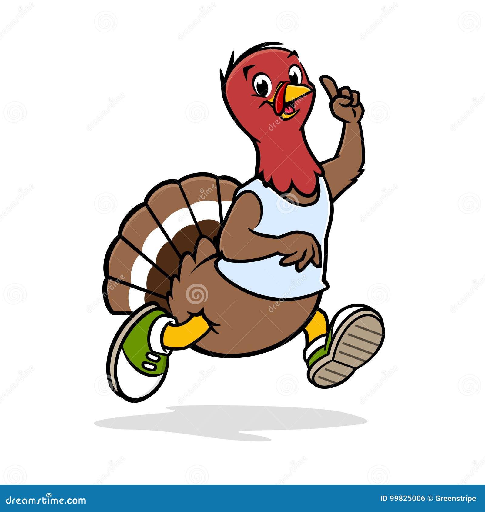 Cartoon Turkey stock vector. Illustration of happy, turkey - 99825006