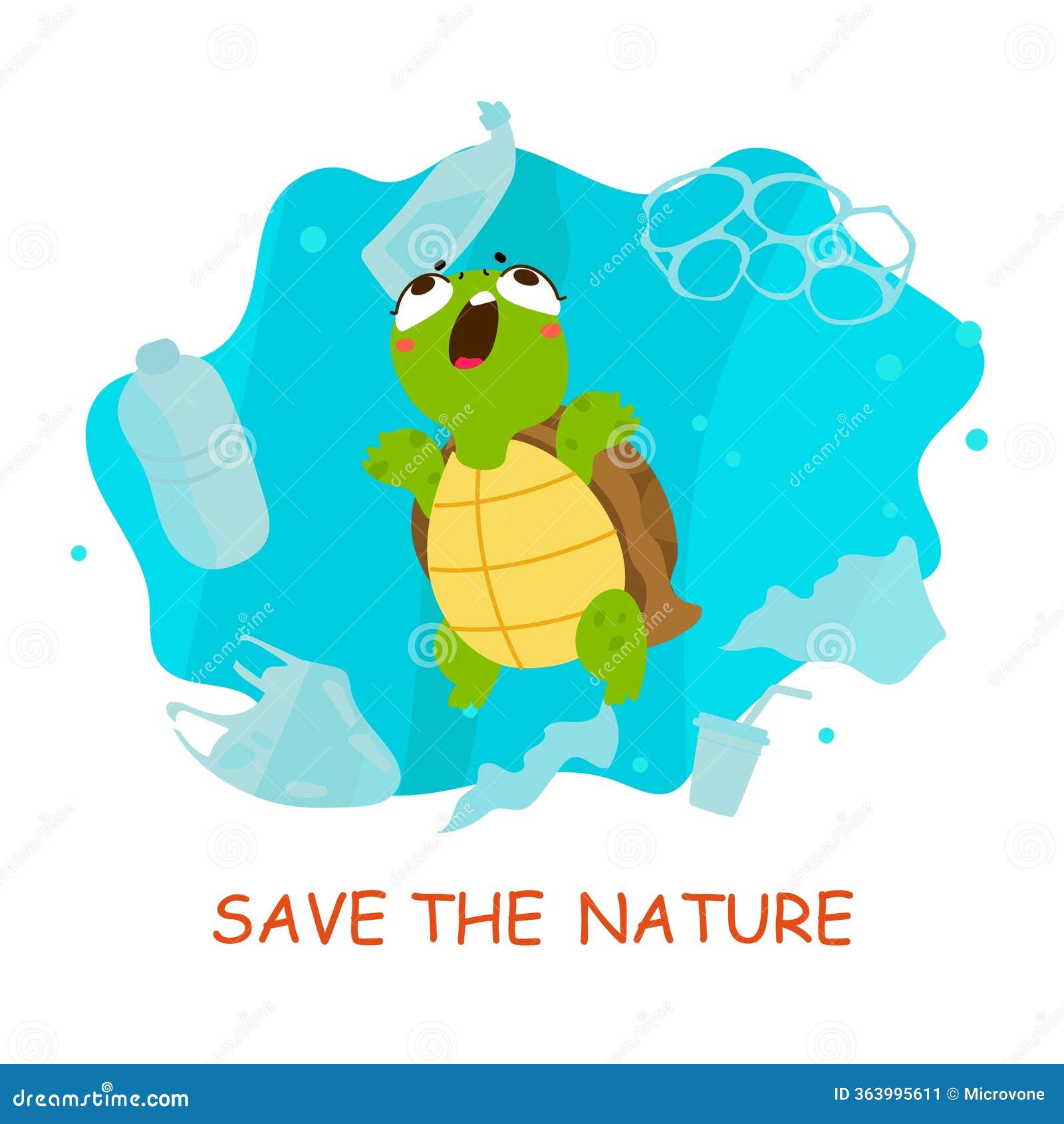 Cartoon Car Air Pollution Concept Card Poster. Vector | CartoonDealer ...