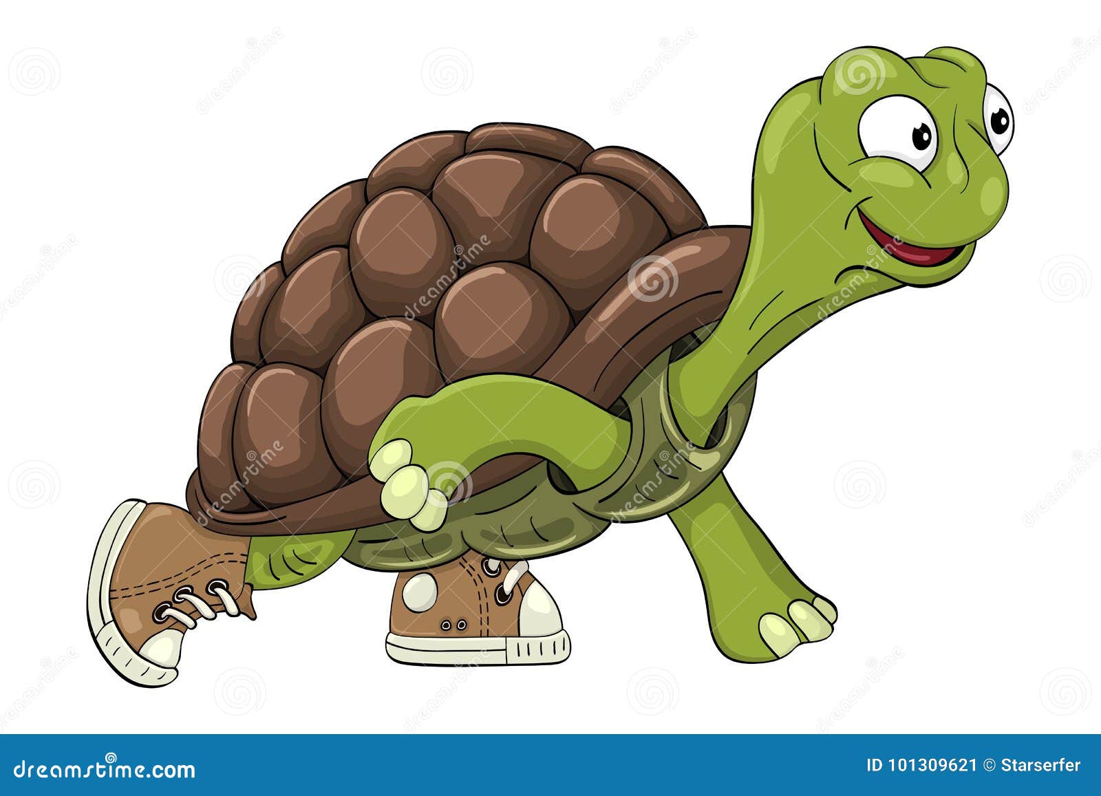 Cartoon Turtles Running