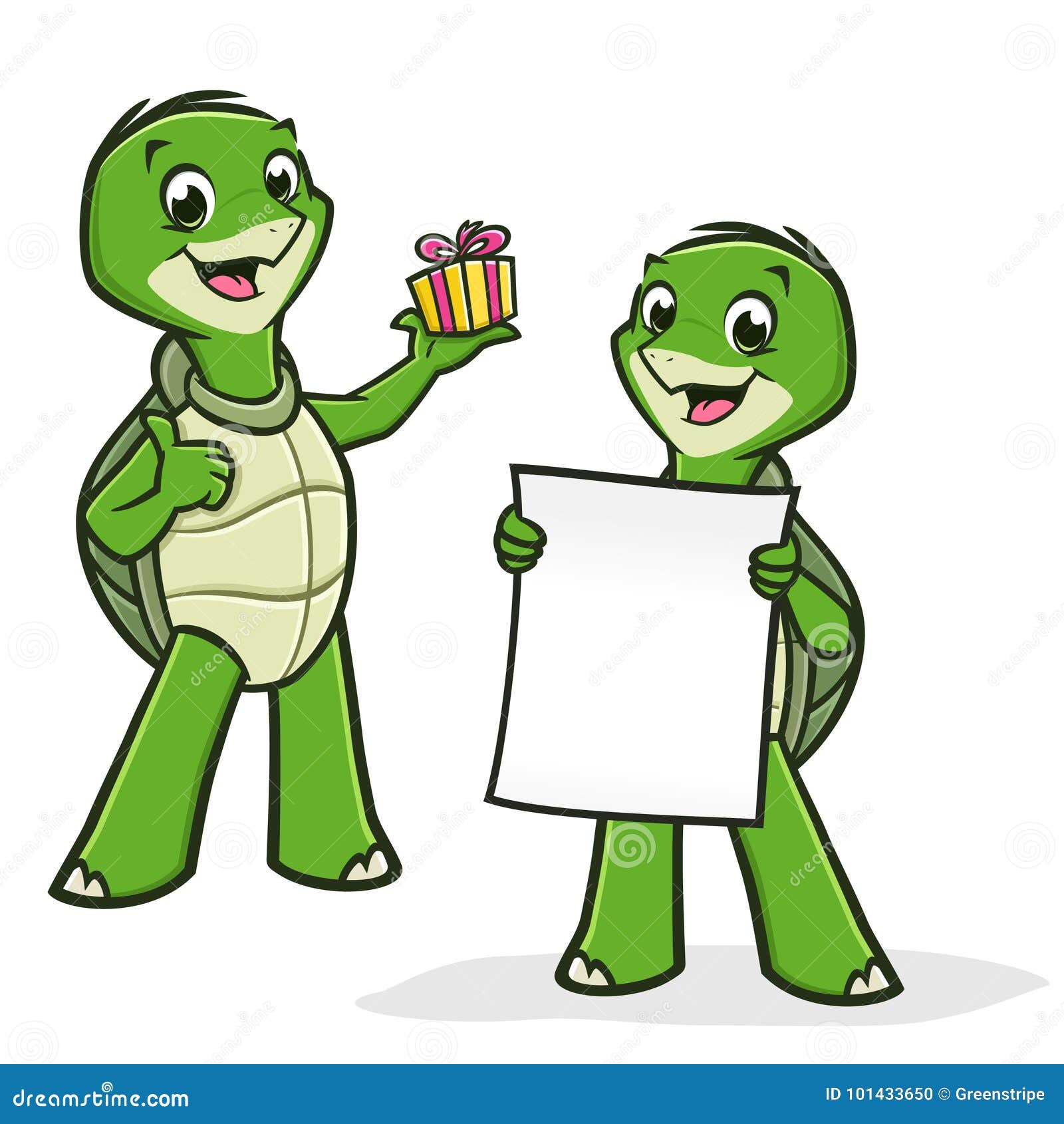 Cartoon Turtles stock vector. Illustration of tortoise - 101433650