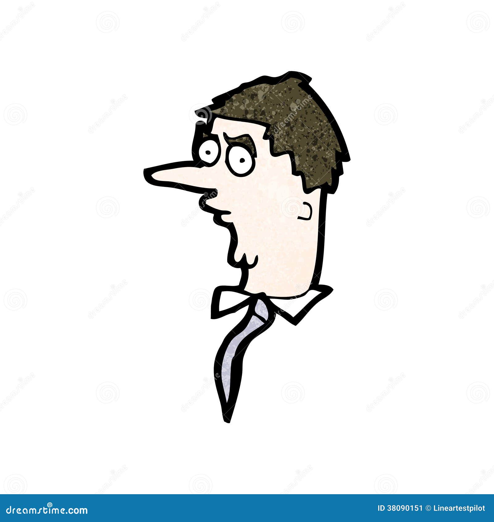 Cartoon ugly face stock vector. Illustration of texture - 38090151