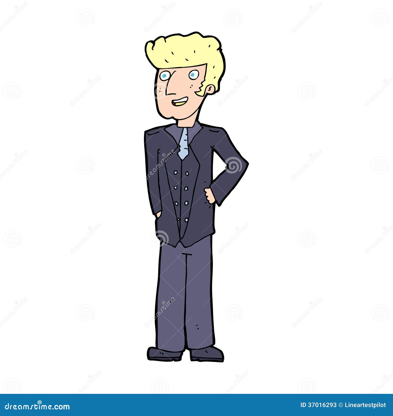 Cartoon upperclass man stock vector. Illustration of cheerful - 37016293