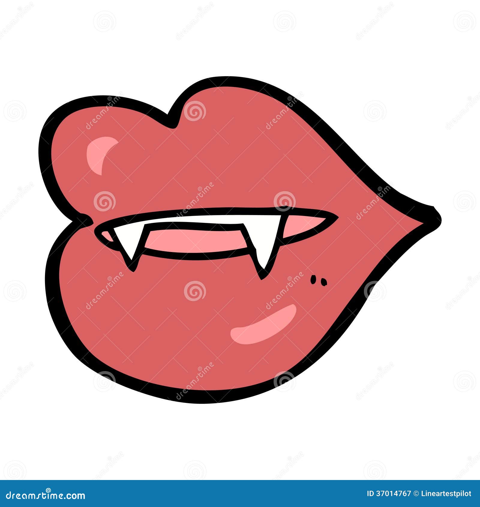 Kawaii Cartoon Fangs