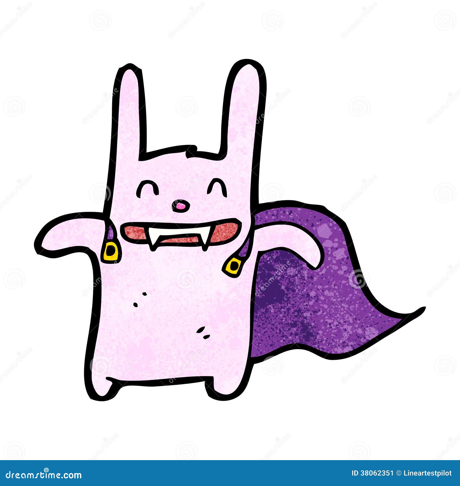 Cartoon vampire rabbit stock vector. Illustration of clip - 38062351