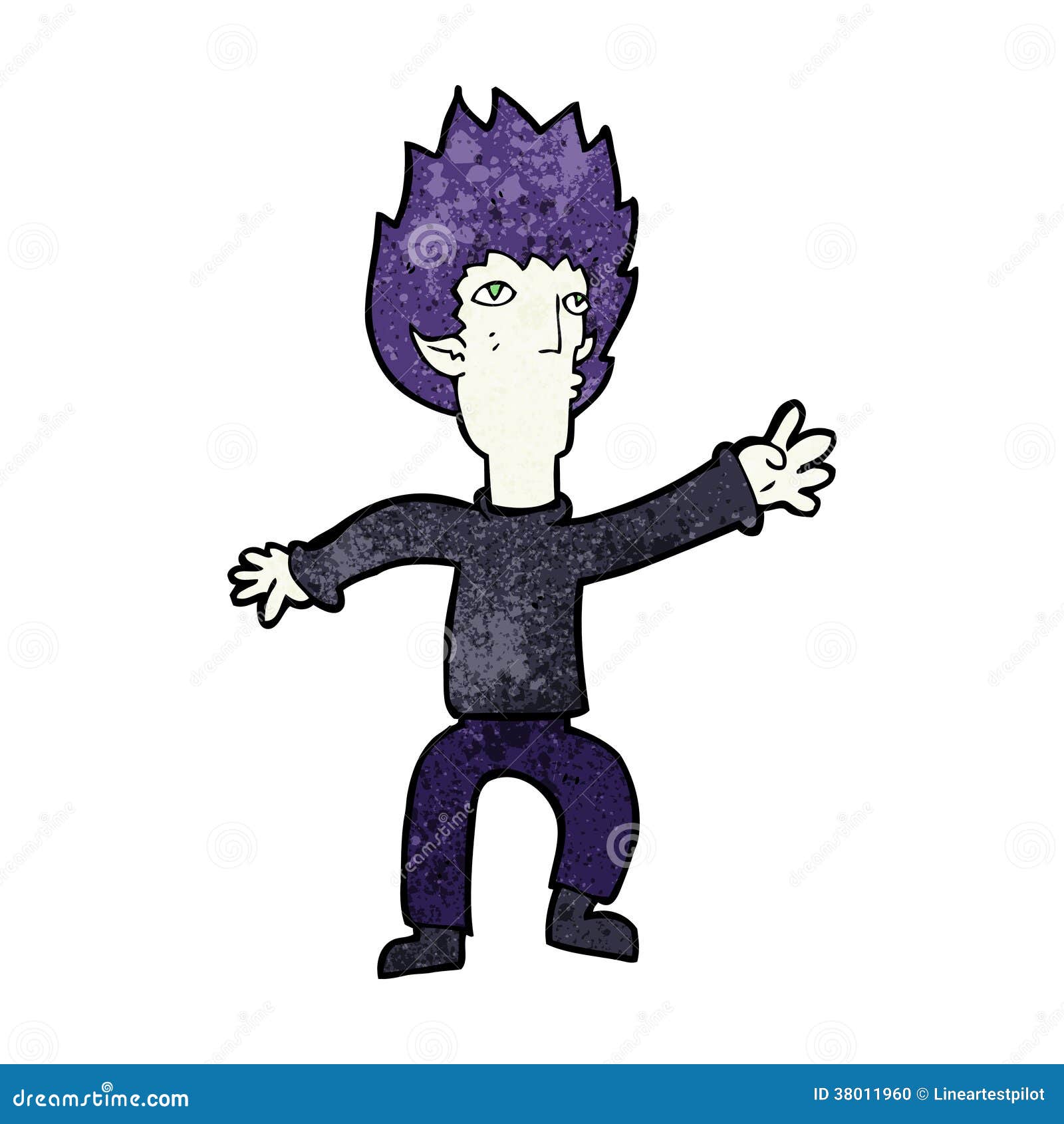 Cartoon vampire stock vector. Illustration of cheerful - 38011960