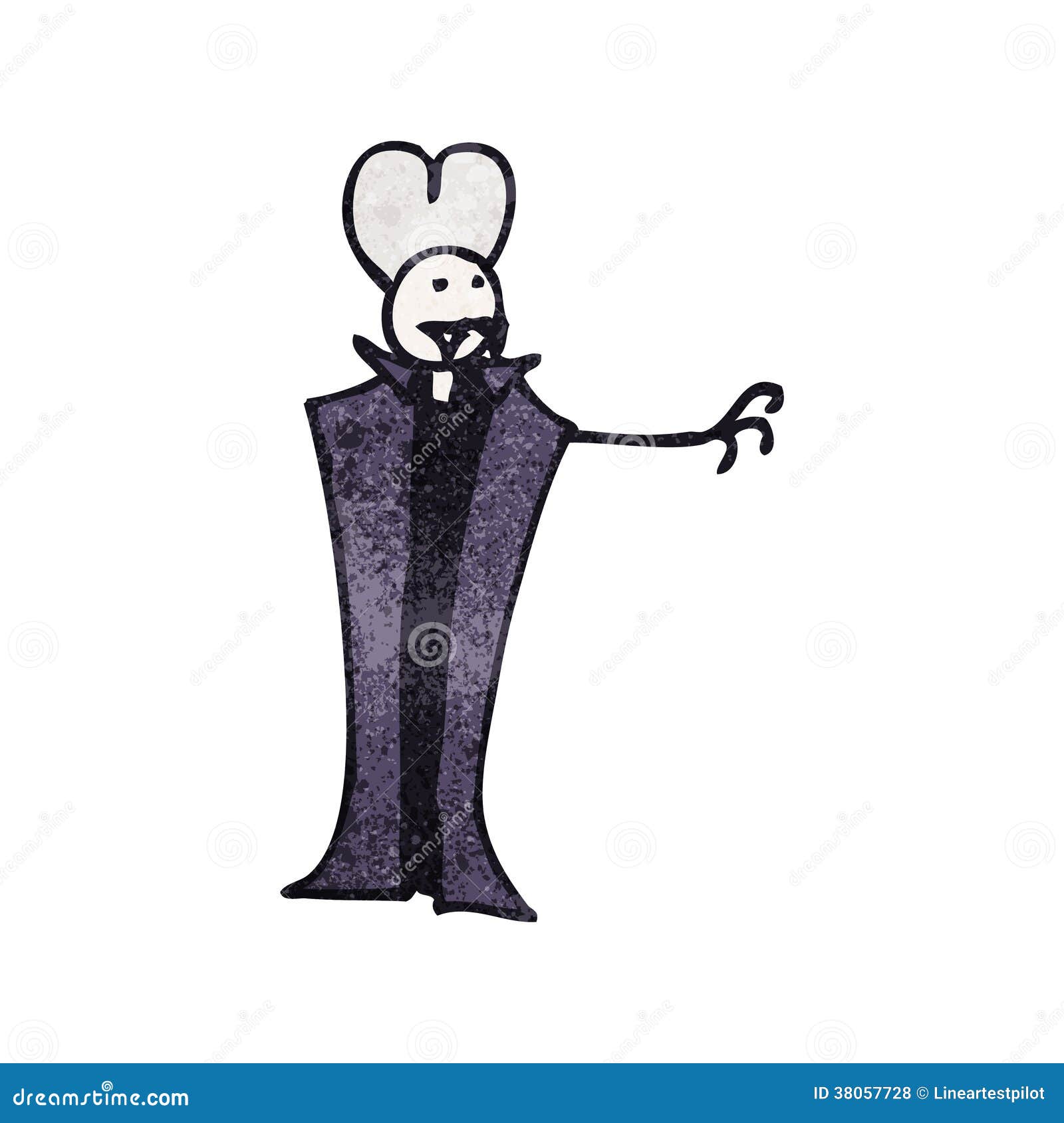 Cartoon vampire stick man stock vector. Illustration of quirky - 38057728