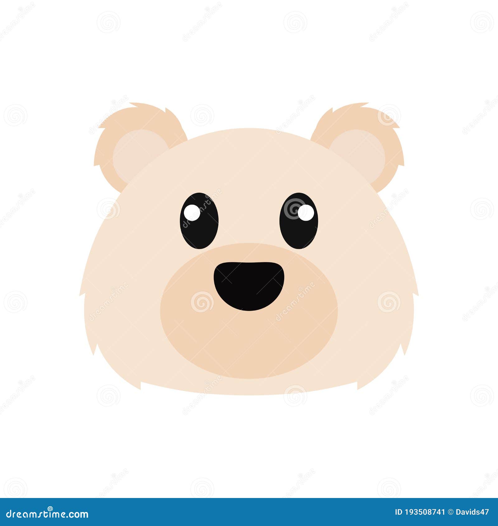 Cartoon van ijsbeer vector illustratie. Illustration of ontwerp - 193508741